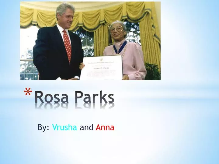 PPT - Rosa Parks PowerPoint Presentation, free download - ID:6562567