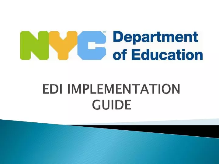 PPT - EDI IMPLEMENTATION GUIDE PowerPoint Presentation, free download ...