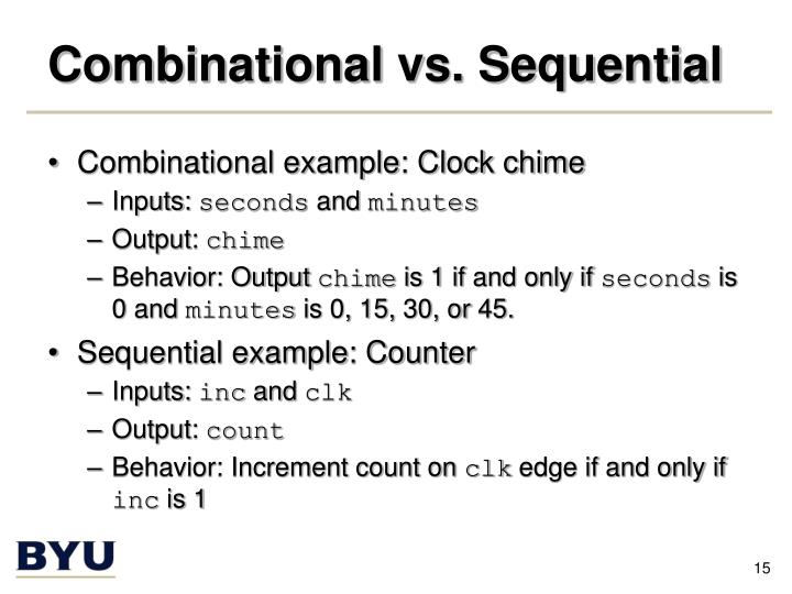Combinational vs sequential circuits - packsDer