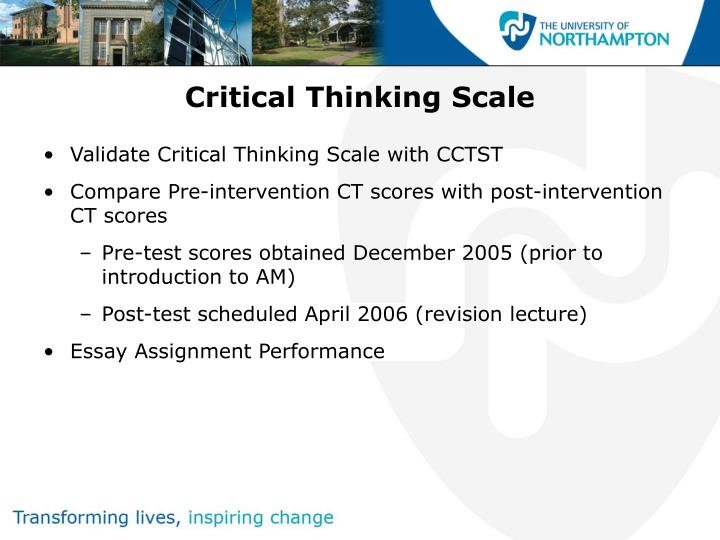 PPT - Argument Mapping for critical thinking skills: Research in ...