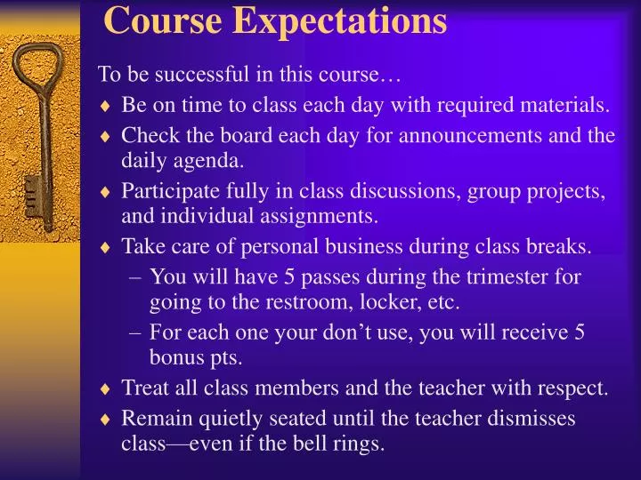 PPT - Course Expectations PowerPoint Presentation, free download - ID ...