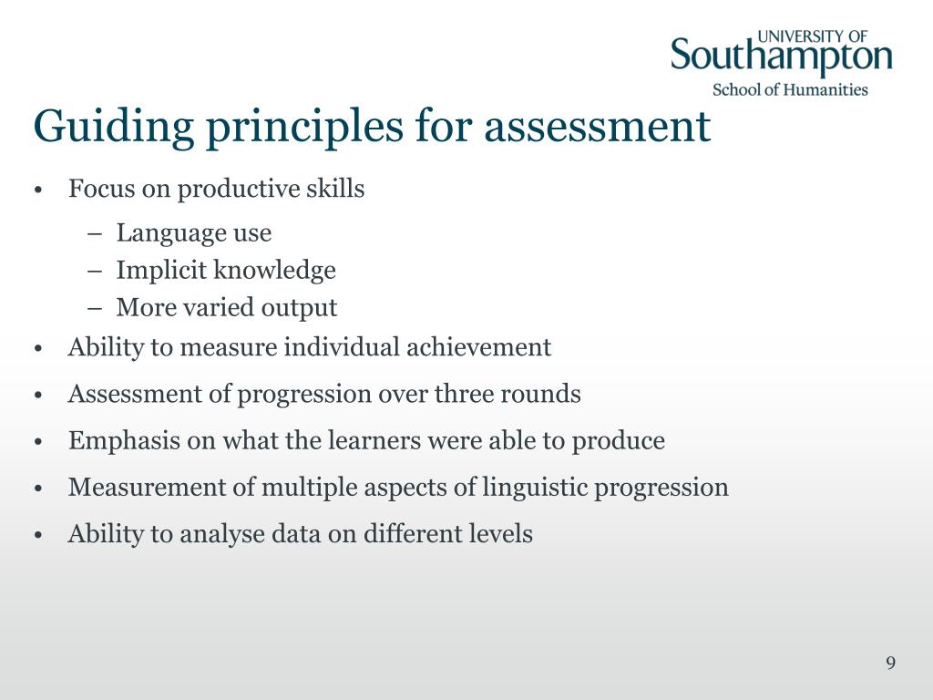 PPT - Making the most of assessment: designing multi-purpose tasks for ...
