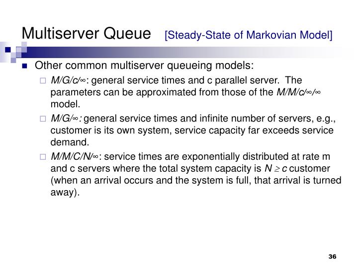 PPT - Chapter 6 Queueing Models PowerPoint Presentation - ID:6567631
