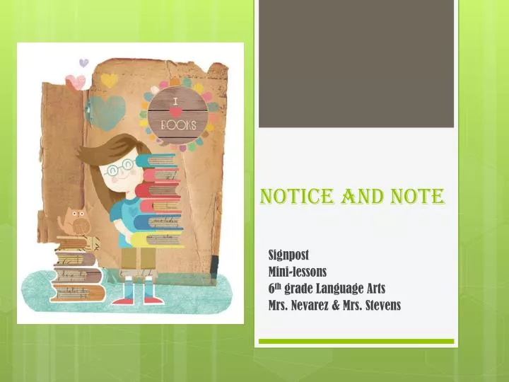 PPT - Notice and Note PowerPoint Presentation, free download - ID:6568580