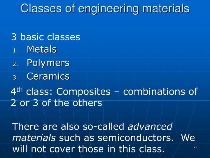 PPT - Unit 1 – Material Properties, Structure, Processes, and Design ...
