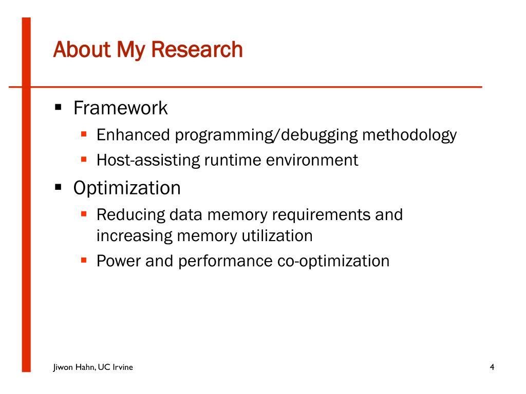 Ppt Memory Oriented System Level Optimizations For Scripting Enabled Embedded Systems