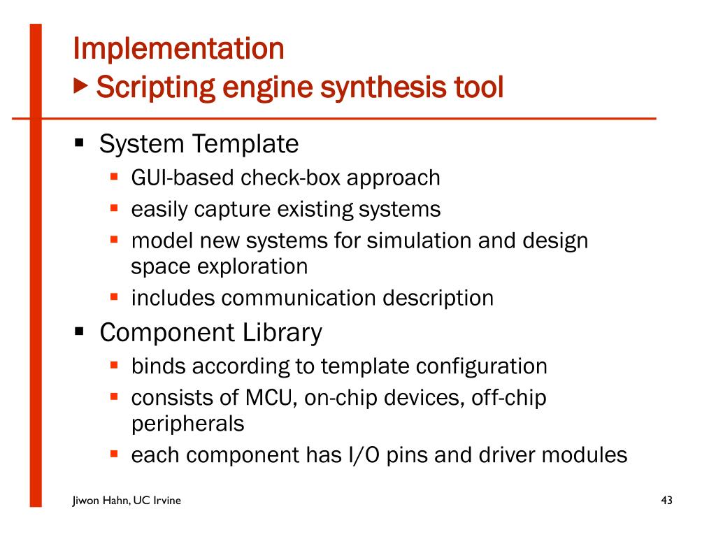 Ppt Memory Oriented System Level Optimizations For Scripting Enabled Embedded Systems