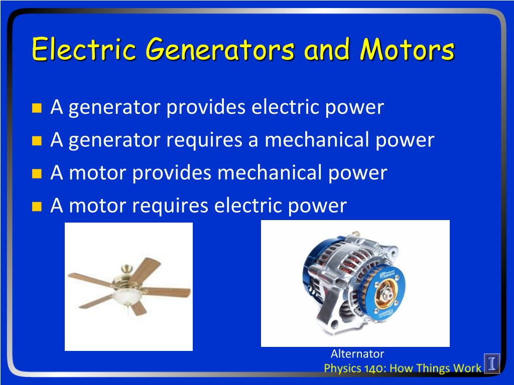 PPT - 11.2-11.3 Electric Power Distribution, Generators and Motors ... PPT - 11.2-11.3 Electric Power Distribution, Generators and Motors ...