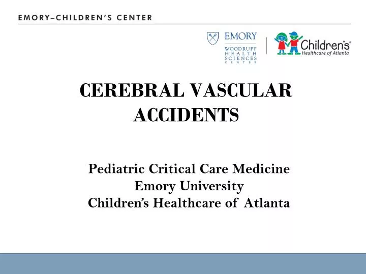 PPT - CEREBRAL VASCULAR ACCIDENTS PowerPoint Presentation, free ...