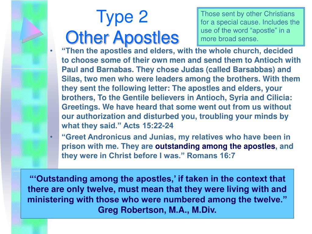 PPT - Understanding Apostles: Types, Functions, and Deception ...