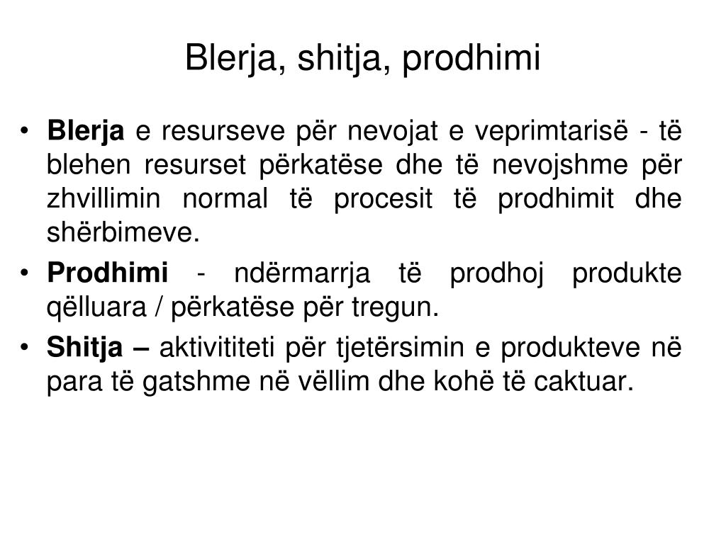 PPT - Blerja – P rodhimi - S hitja PowerPoint Presentation, free ...