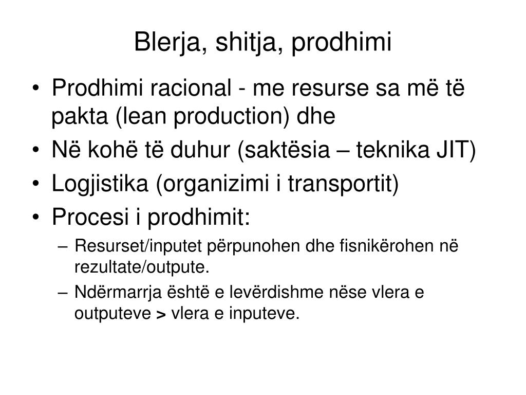 PPT - Blerja – P rodhimi - S hitja PowerPoint Presentation, free ...