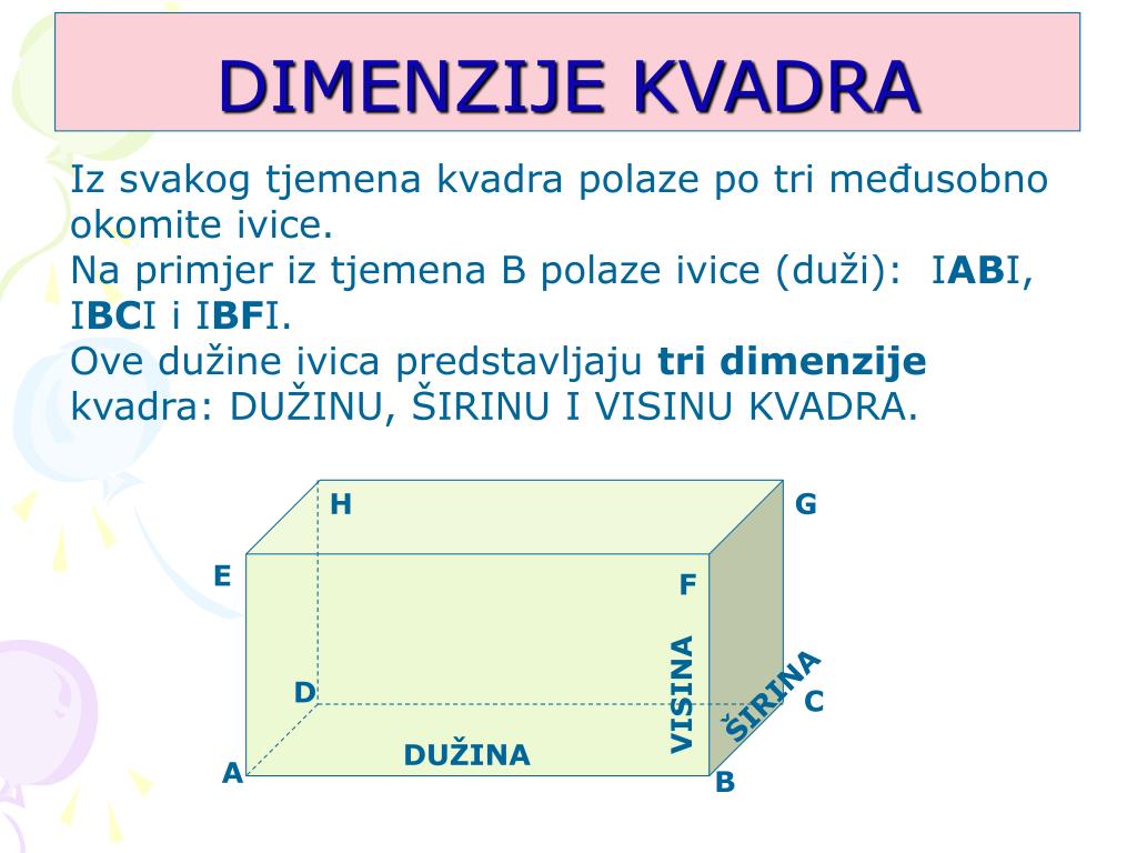 PPT - KVADAR PRAVOUGLI PARALELOPIPED PowerPoint Presentation, free ...