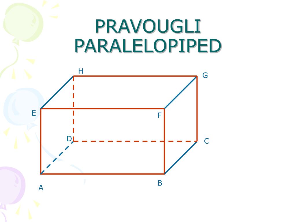 PPT - KVADAR PRAVOUGLI PARALELOPIPED PowerPoint Presentation, free ...