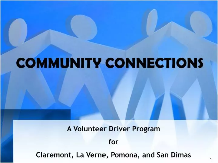 PPT - COMMUNITY CONNECTIONS PowerPoint Presentation, free download - ID ...