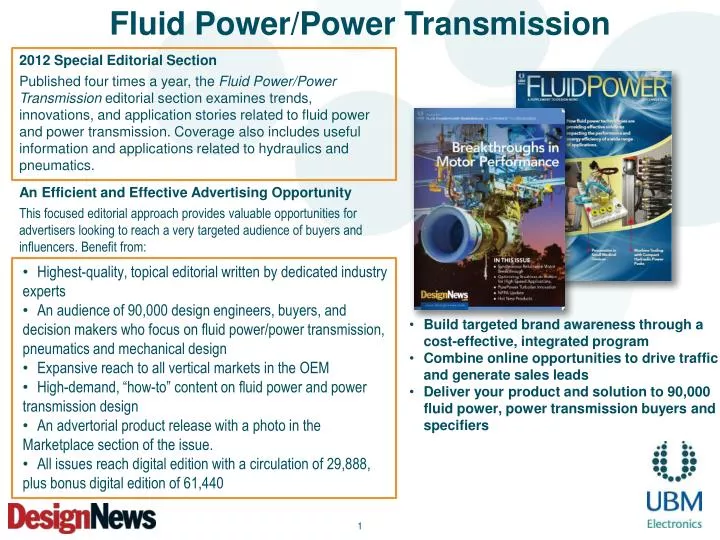 PPT - Fluid Power/Power Transmission PowerPoint Presentation, free ...