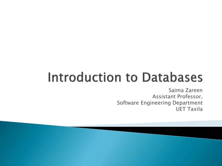PPT - Introduction to Databases PowerPoint Presentation, free download ...