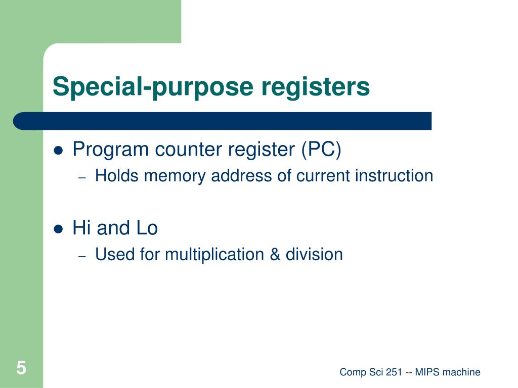PPT - Ch. 3 MIPS RISC Machine PowerPoint Presentation, free download ...