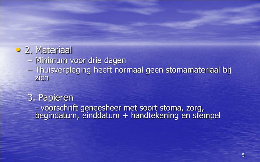 PPT - Wisselwerking tussen de ziekenhuizen en thuisverpleging ...