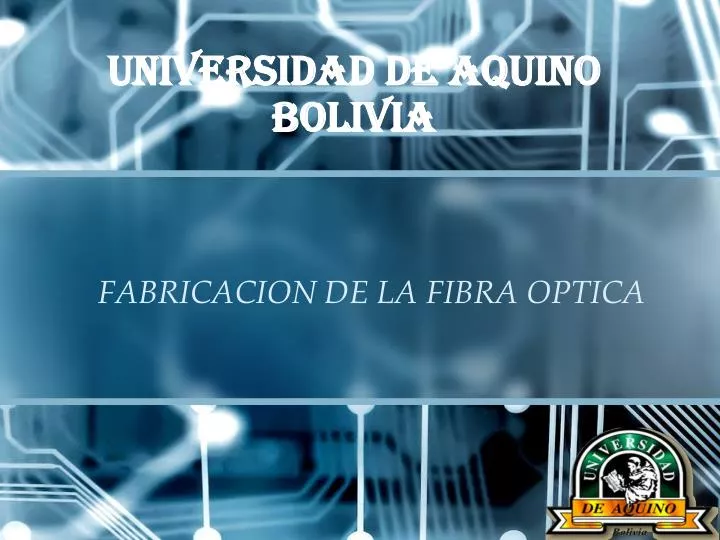 PPT - UNIVERSIDAD DE AQUINO BOLIVIA PowerPoint Presentation, free ...