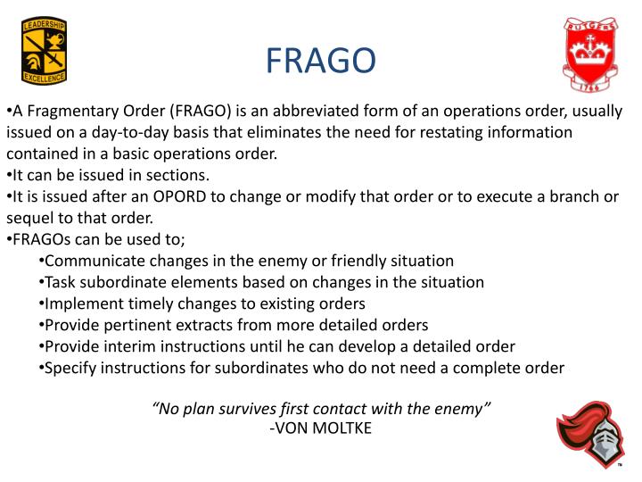 PPT - Introduction to Combat Orders PowerPoint Presentation - ID:6575748