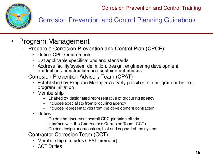 PPT - DoD Policy for Corrosion Prevention and Control (CPC) PowerPoint ...