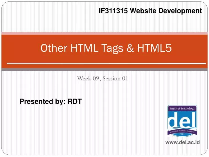 PPT - Other HTML Tags & HTML5 PowerPoint Presentation, free download ...