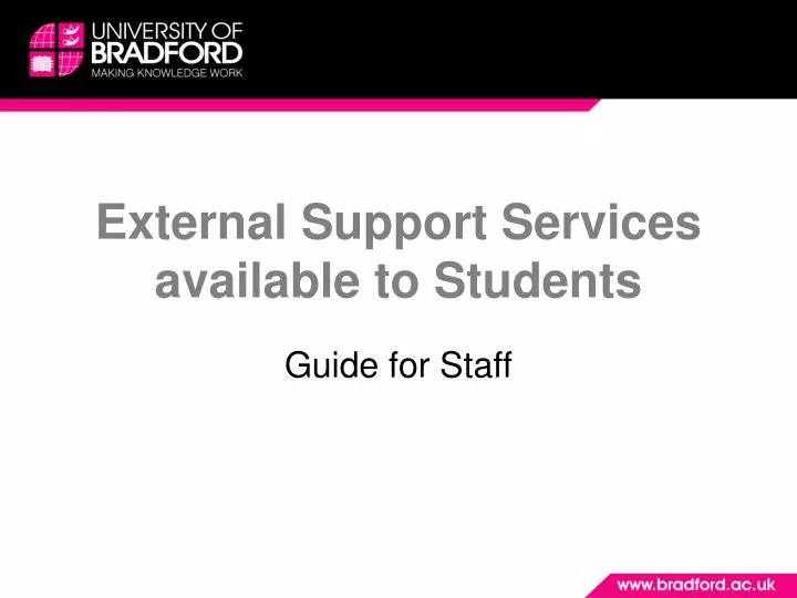 PPT - External Support Services available to Students PowerPoint ...