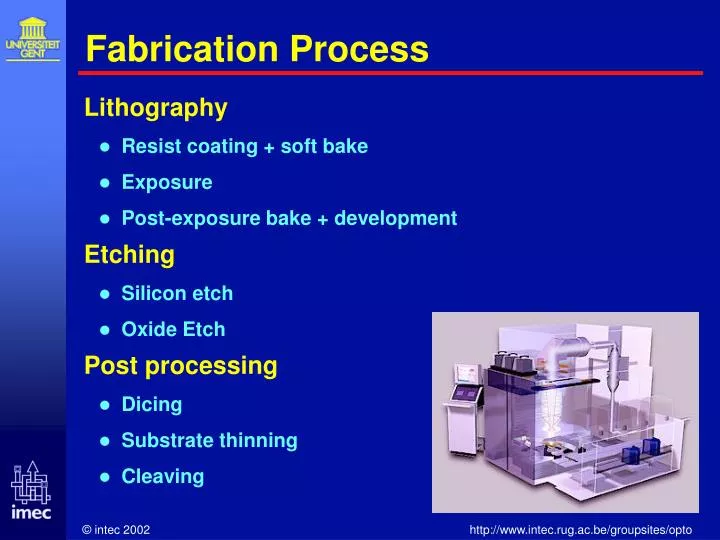Fabrication Process