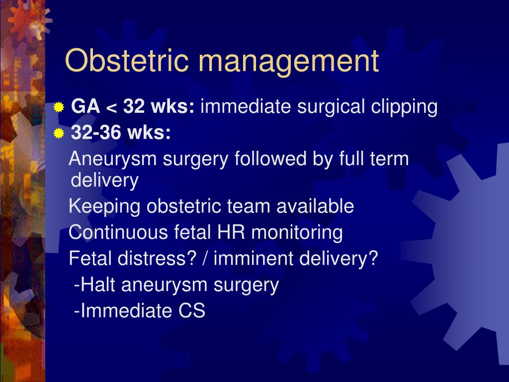 Ppt Cerebral Aneurysm Anesthetic Management Powerpoint Presentation