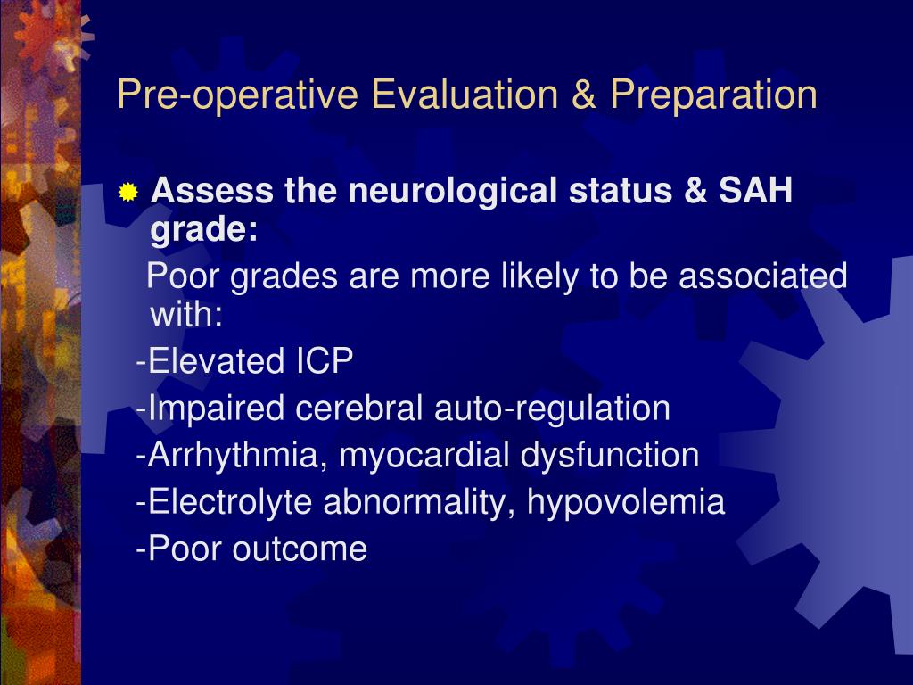 Ppt Cerebral Aneurysm Anesthetic Management Powerpoint Presentation