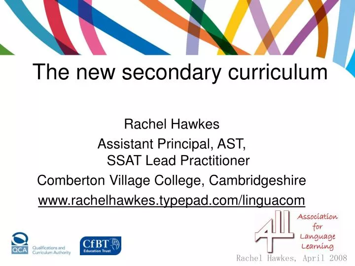 PPT - The new secondary curriculum PowerPoint Presentation, free ...