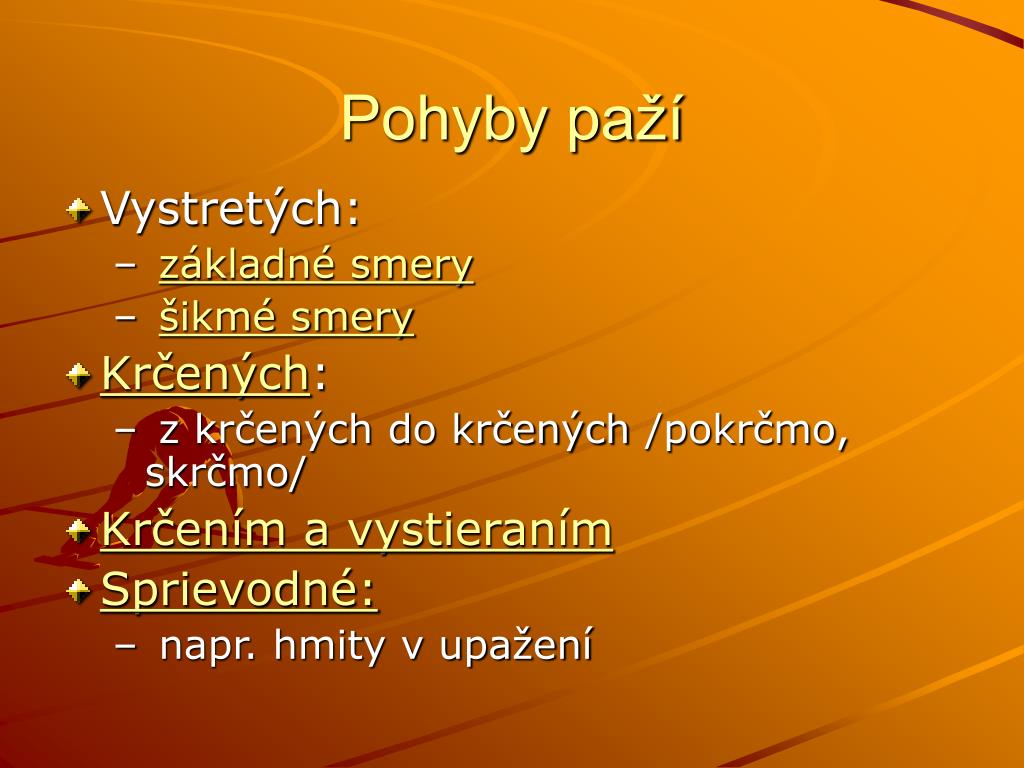 PPT - NÁZVOSLOVIE TELESNÝCH CVIČENÍ PowerPoint Presentation, free ...