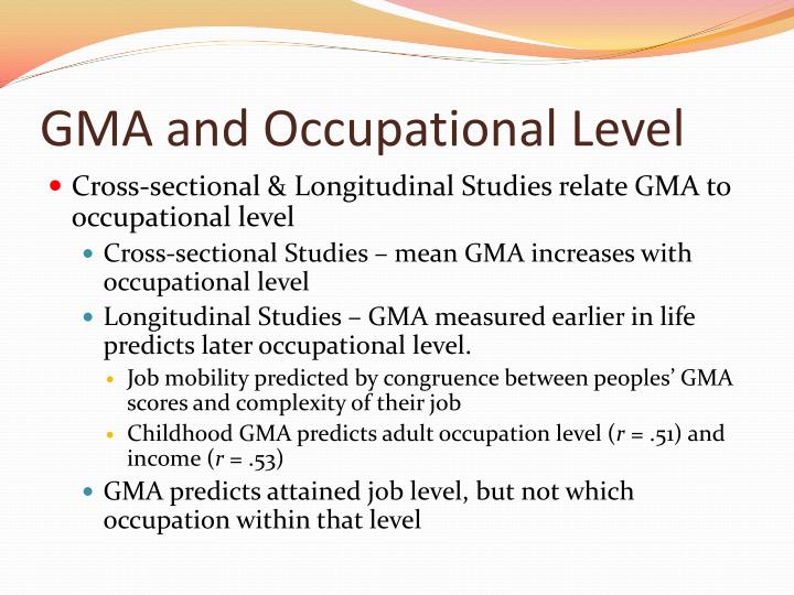 PPT - General Mental Ability aka (GMA) aka (g factor) aka (g ...