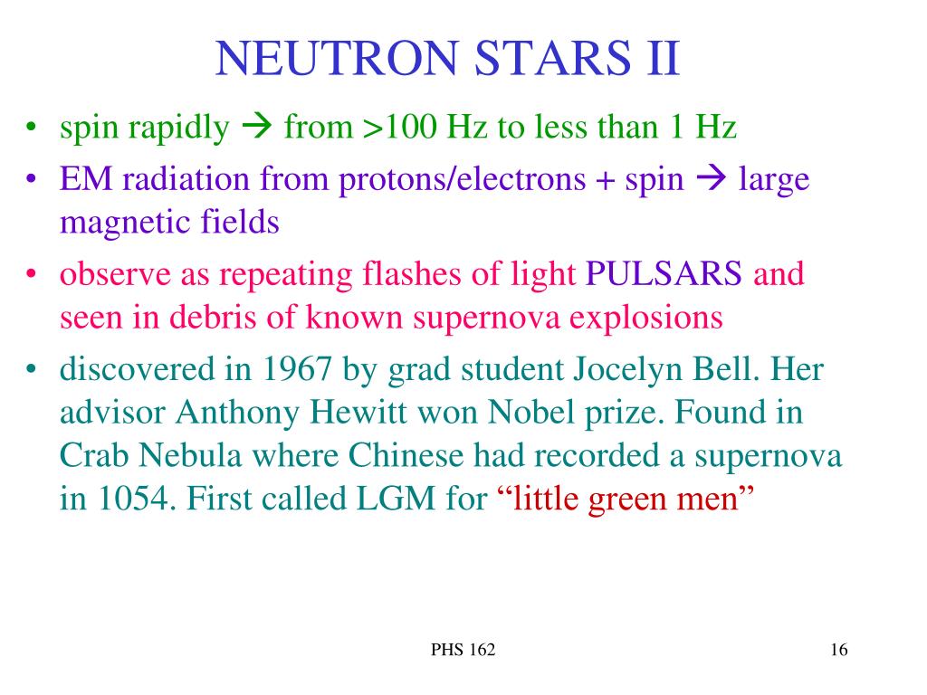 PPT - Supernova and Neutron Stars PowerPoint Presentation, free ...