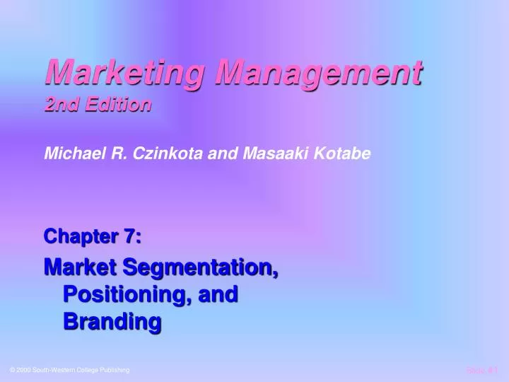 PPT - Marketing Management 2nd Edition PowerPoint Presentation, free ...