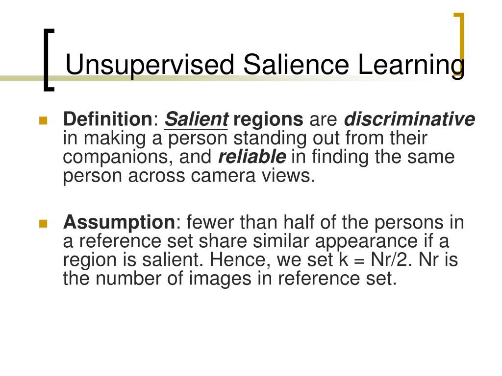 PPT - Unsupervised Salience Learning for Person Re-identification ... PPT - Unsupervised Salience Learning for Person Re-identification ...