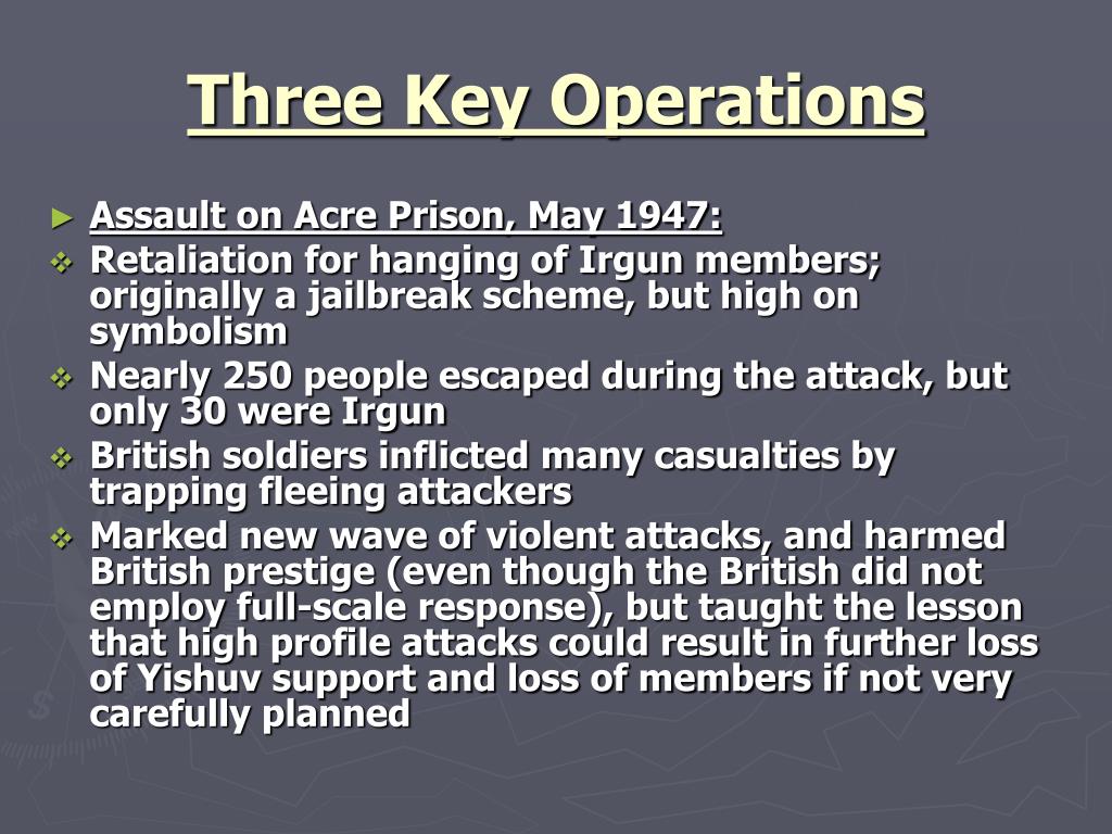 PPT - The Zionist Irgun and the British In Palestine, 1945-1948 ...