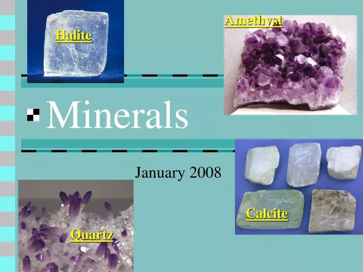 PPT - Minerals PowerPoint Presentation - ID:6585960