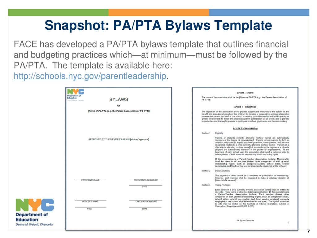 PPT - Parent Associations and Parent-Teacher Associations: Financial ...
