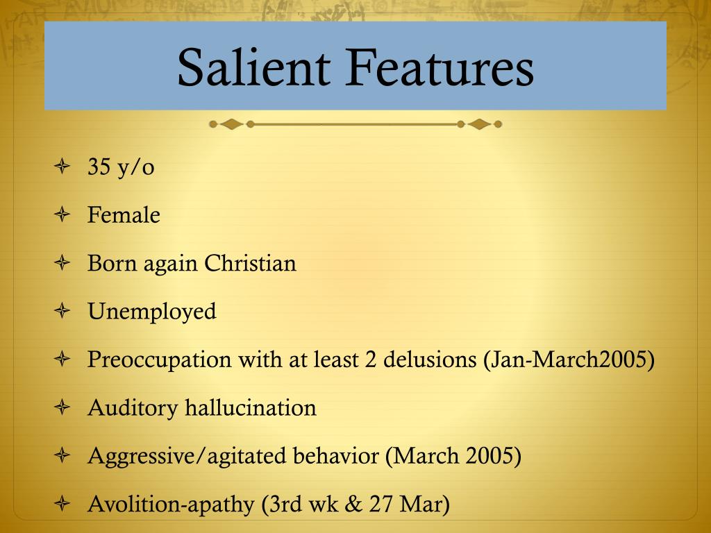 PPT - Psychiatry III Case Conference 1 PowerPoint Presentation, free ...