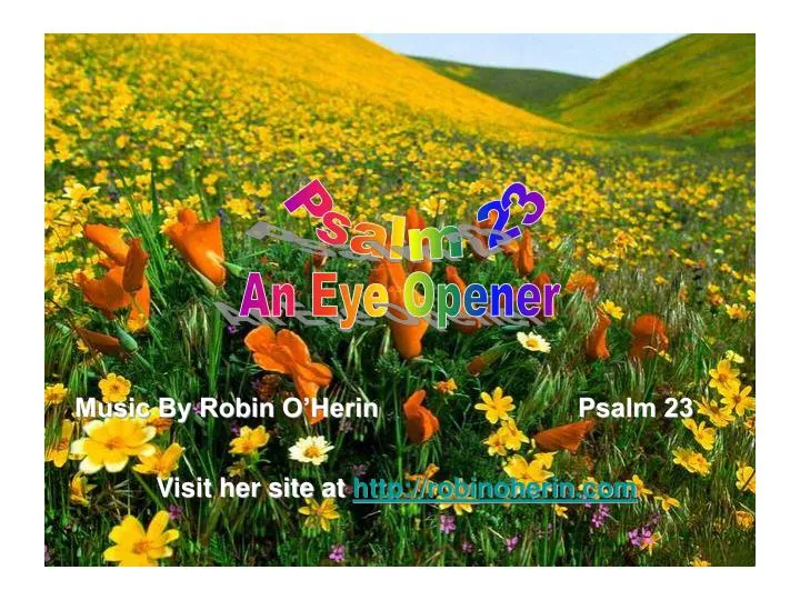 PPT - Psalm 23 PowerPoint Presentation, free download - ID:6588830