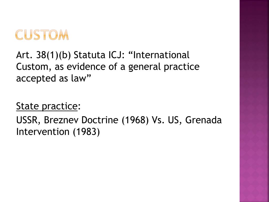 Custom Vs Customary Law Custom Vs Customary Law