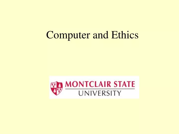 Ppt Computer And Ethics Powerpoint Presentation Free Download Id