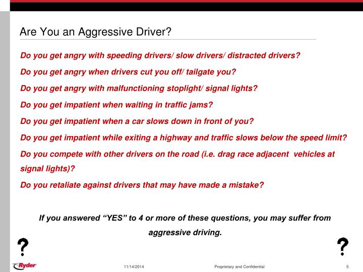 PPT - Aggressive Driving & Road Rage PowerPoint Presentation - ID:6589674