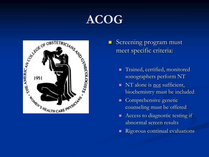 PPT - First Trimester Screening PowerPoint Presentation - ID:6590649