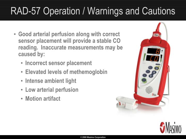 PPT - Monitoring CO Poisoning with the Rad-57 TM PowerPoint ...