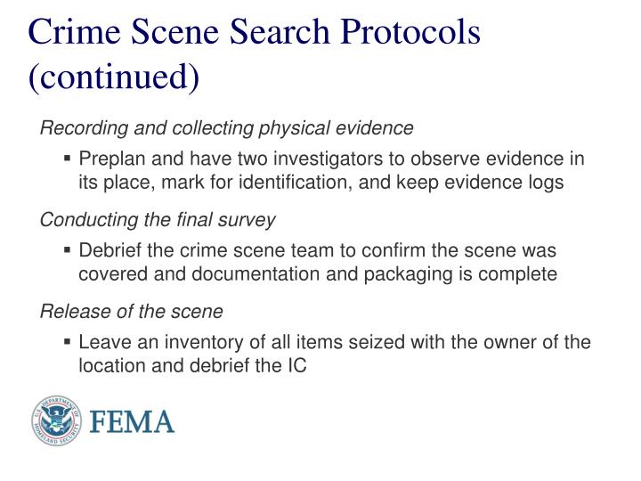 PPT - WMD Crime Scene Management PowerPoint Presentation - ID:6591559