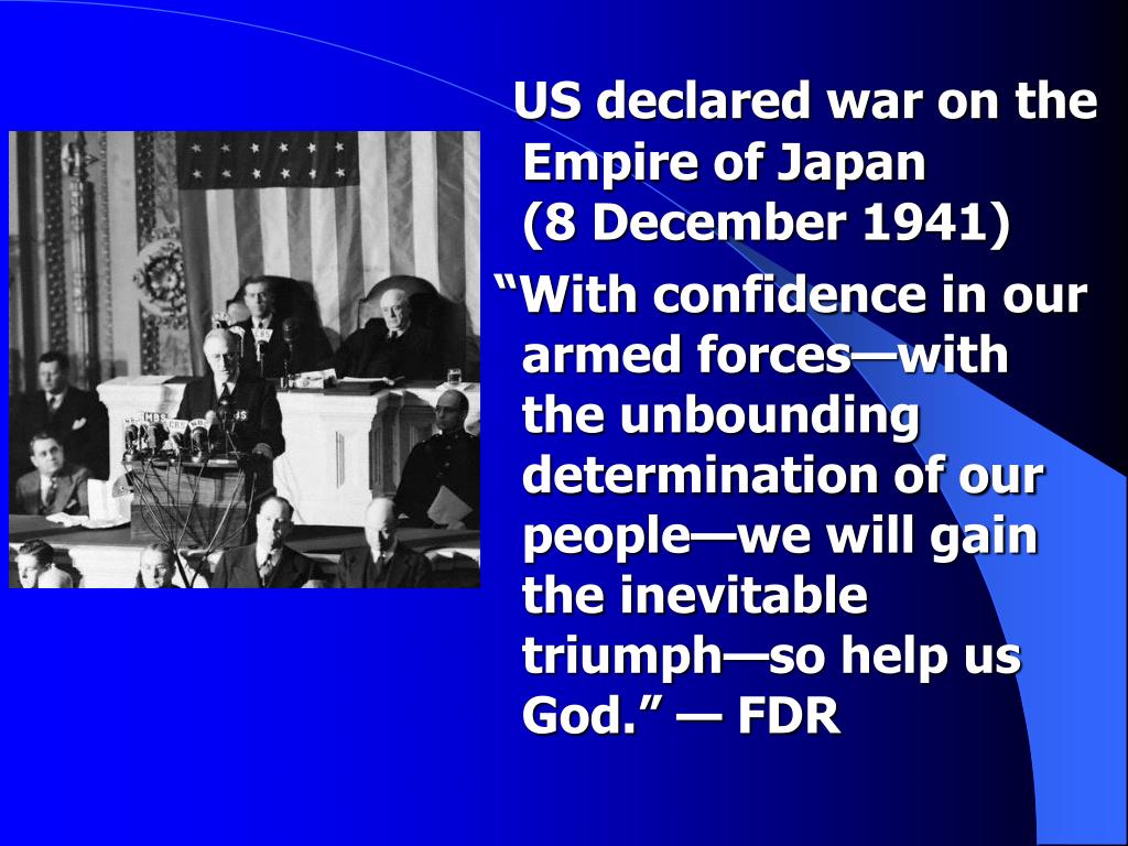 PPT - The United States Moves Toward War: Path to Conflict and Key ...