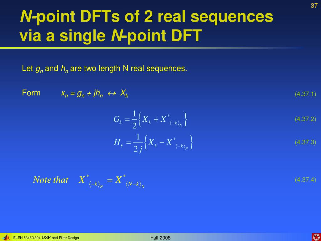 PPT - Lecture 4: Frequency domain representation, DTFT, IDTFT, DFT ... PPT - Lecture 4: Frequency domain representation, DTFT, IDTFT, DFT ...